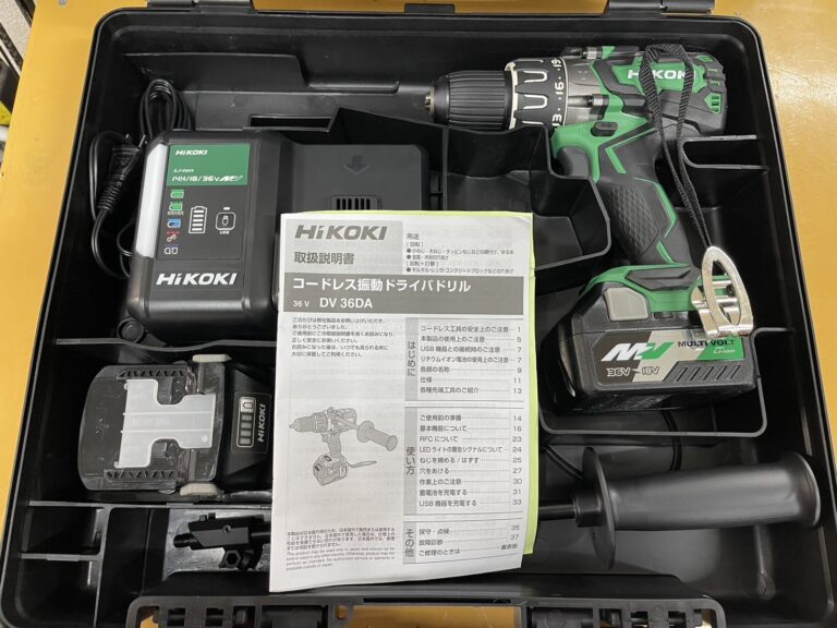 【鹿屋店】工具 買取情報《HIKOKI 36vコードレス振動ドライバドリルDV36DA》 - マンガ倉庫 鹿児島店│鹿屋店│加治木店│トレトレ ...